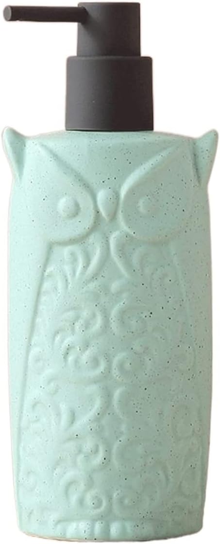 Amazon.com: INKTUS Fashion Ceramic Owl Large Capacity Shower Soap ...