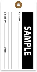Amazon.com: Tags 4 Less Production Quality Control Hang Tags ...