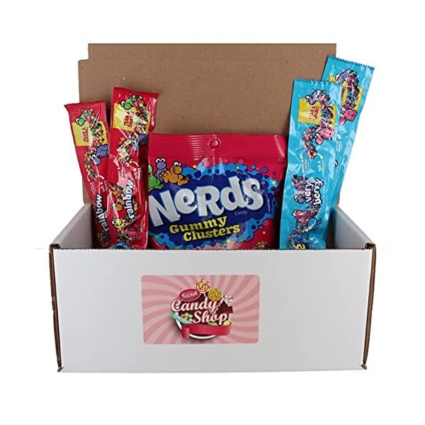 Nerds Gummy Clusters 5oz & Nerds Very Berry & Rainbow Rope | Gourmetian