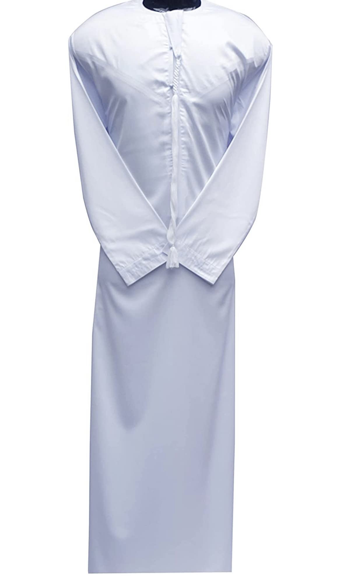 Buy Arabic White Traditional Emirati Qandoora/Kandoora/Thobe/Didasha ...