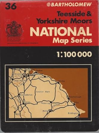 Teesside and Yorkshire Moors (Sheet 36) (Great Britain National Maps ...