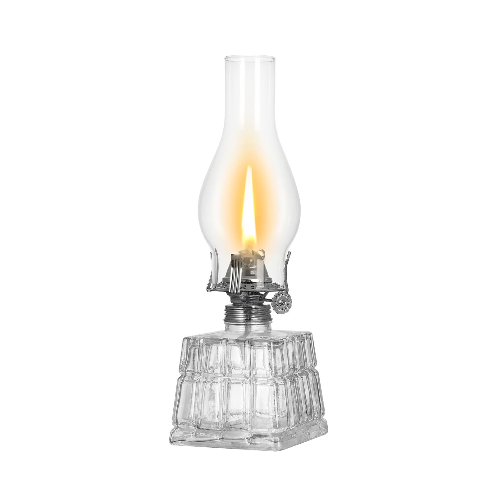 Amazon.com: Chamber Large Oil Lamp Classic Square Kerosene Lamp Lantern ...