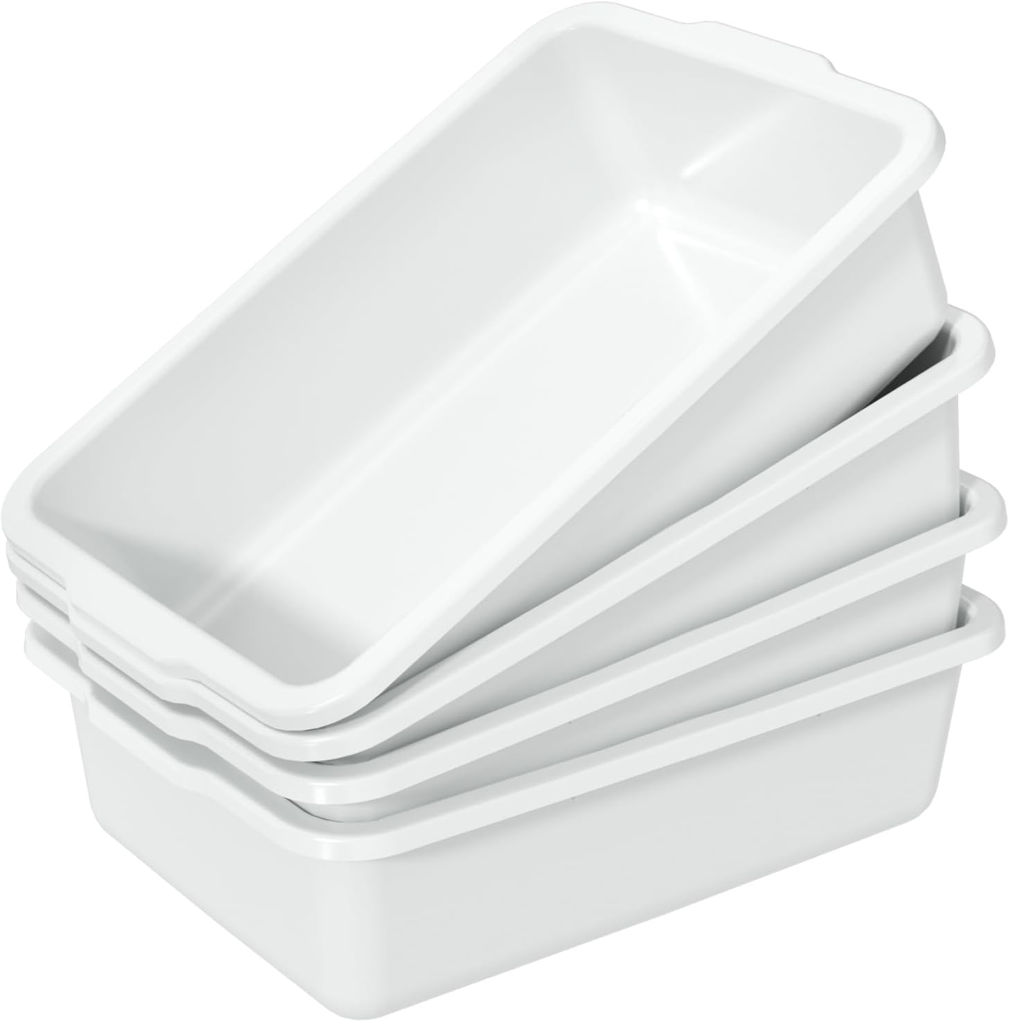 Amazon.com: Wakikini 34 L Plastic Large Bus Boxes, Commercial Bus Tubs ...