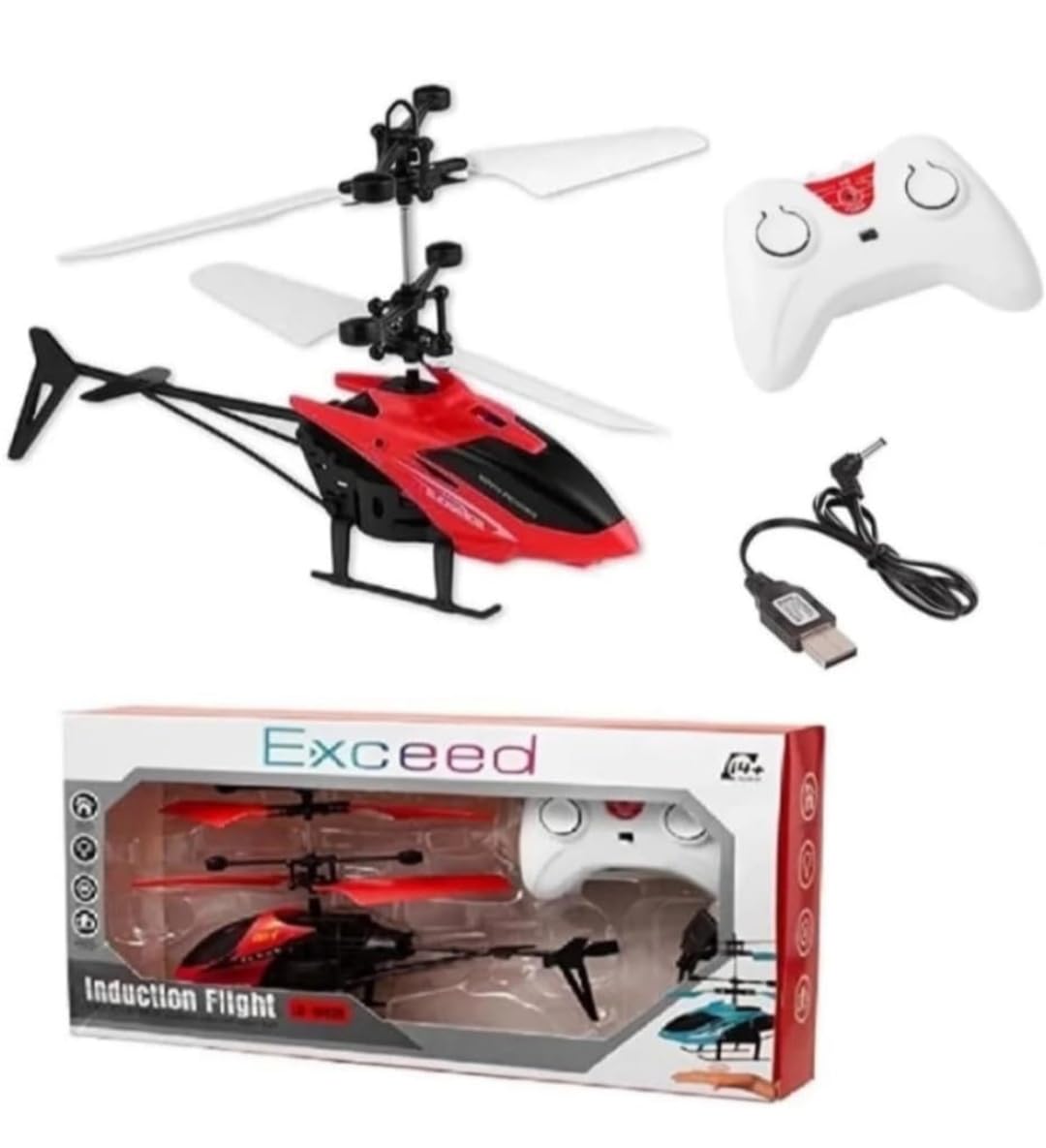 Buy Remote Control Helicopter Toy Hand Sensor USB Charging Exceed ...