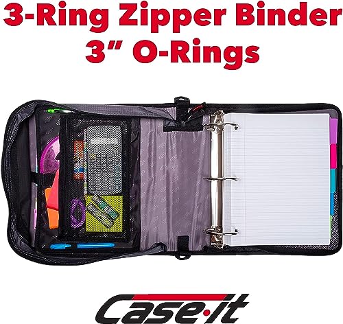 Snapklik.com : The Mighty Zip Tab Zipper Binder