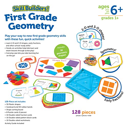 Skill Builders! 1st Grade Geometry, Homeschool Curriculum, First Grade ...