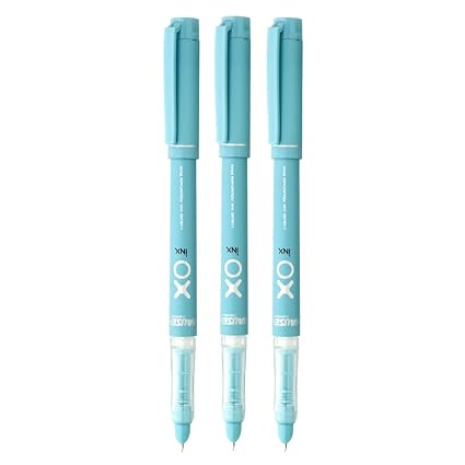 Hauser Germany Inx Xo Liquid Ink Fountain Pen Blister Pack | Smooth Round Nib With Iridium Tip ...
