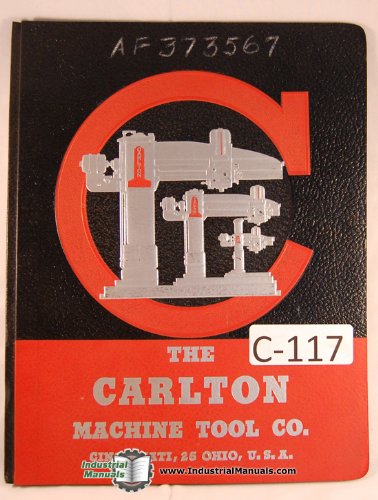 Carlton 1A Radial Drill Operators Instruction Manual: Carlton: Amazon ...