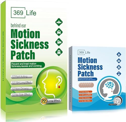 Amazon.com: 369 Life Motion Sickness Patches 24pcs+10pcs : Health ...