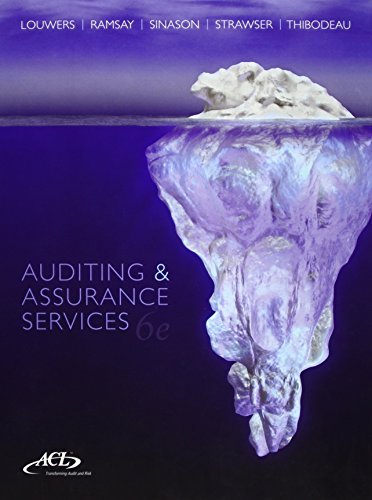 Auditing & Assurance Services: Louwers, Timothy J., Ph.D., Blay, Allen ...