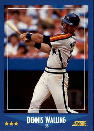 Amazon.com: 1988 Score Baseball Card #145 Denny Walling : Collectibles ...