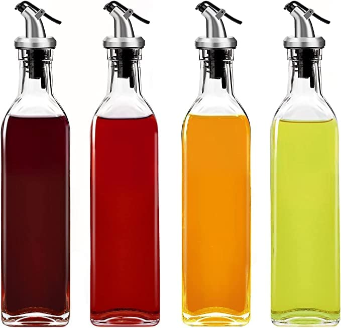 ALISSA Oil And Vinegar Bottle Seasoning For Dining Table And Kitchen ...
