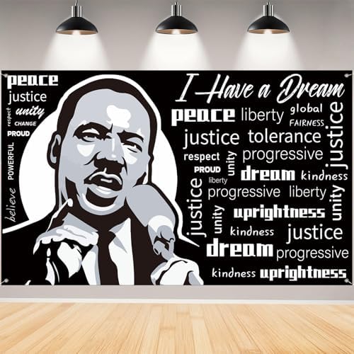 Amazon.com : AEHHDL MLK Day Banner Backdrop, I Have A Dream ...