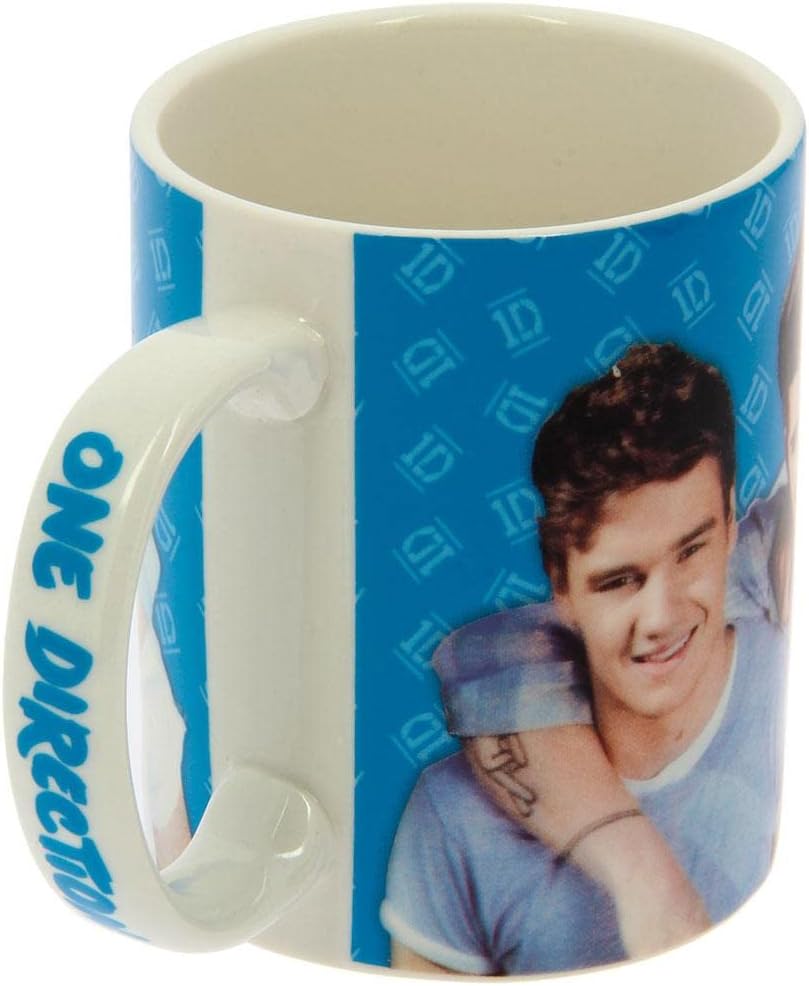 Amazon.com: One Direction Blue Ceramic Mug with Gift Box Heat Resistant ...