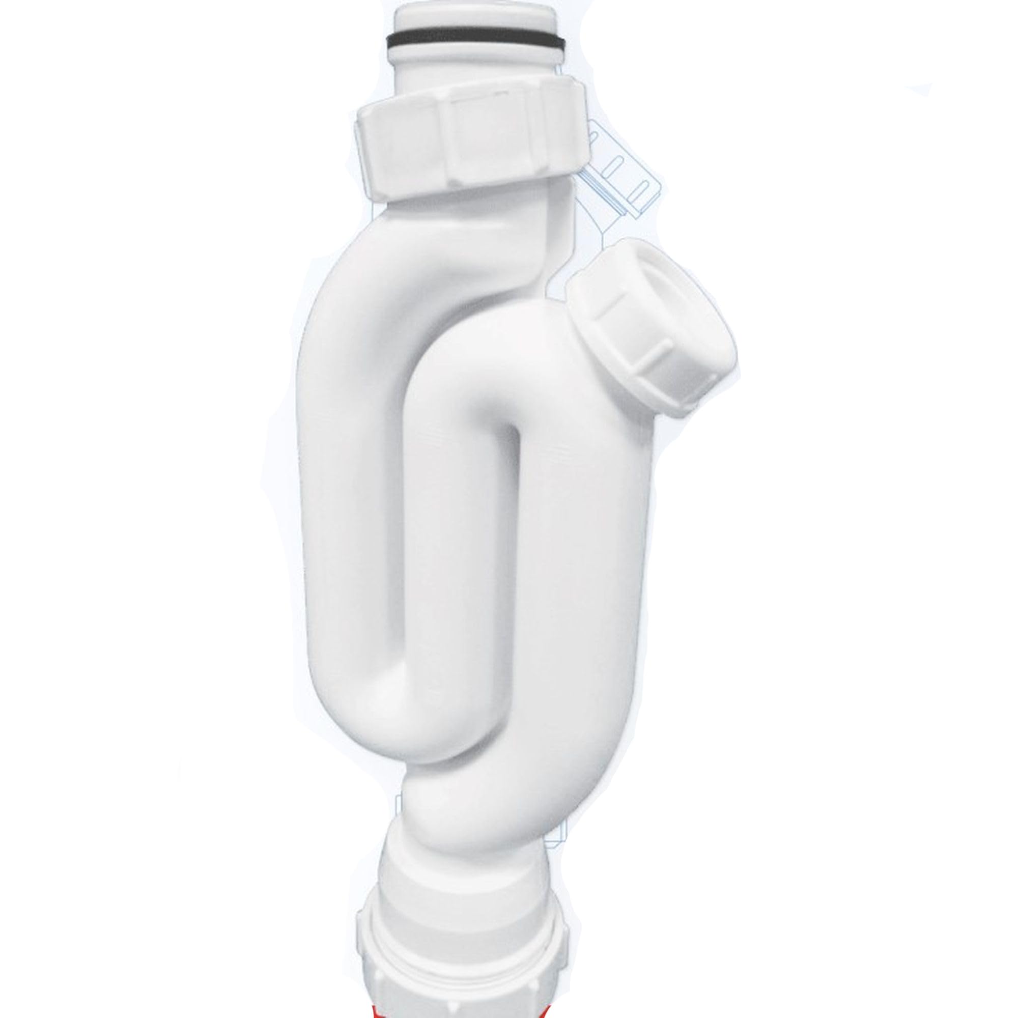 Y10 McALPINE 1 1/4 Inline Trap 1 1/2 Outlet : Amazon.co.uk: DIY & Tools