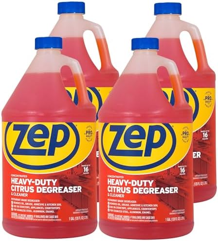 Amazon.com: Zep Heavy-Duty Citrus Degreaser Refill - 1 Gallon (Case of ...