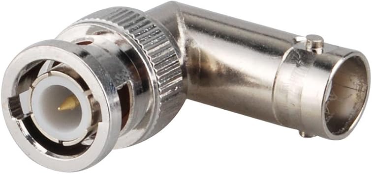 Amazon.co.jp: BNCオス ⇔ BNCメス L型コネクタ 変換コネクタ BNC接続アダプタ BNC中継コネクタ 5個セット : 家電＆カメラ