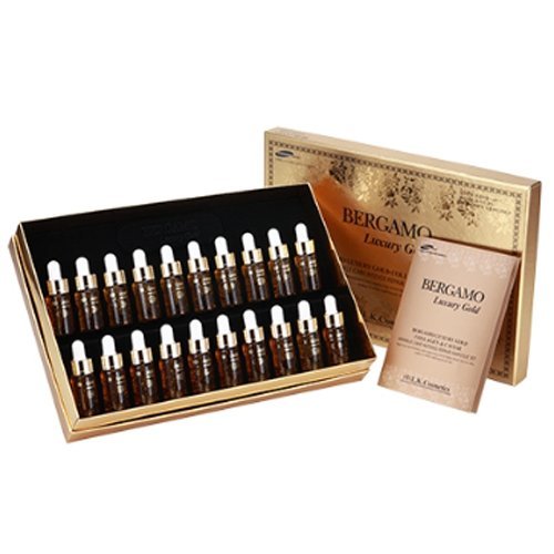 Amazon.com : Bergamo Bergamo gold ampoule 20 sets anti-aging gift set ...