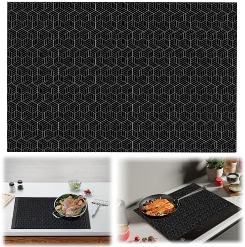 Silicone Induction Hob Protective Mat, Heat Resistant Underlay ...