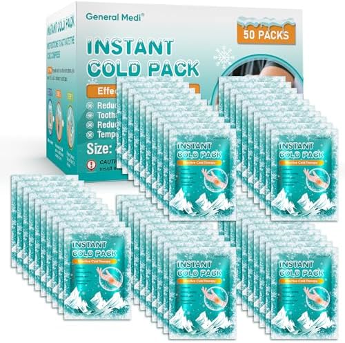 Amazon.com: MED PRIDE Instant Cold Pack (5''x 6'')- Set of 6 Disposable ...