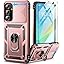Amazon.com: BaHaHoues for Samsung Galaxy A15 5G Case with Screen Protector & Slide Camera Lens ...