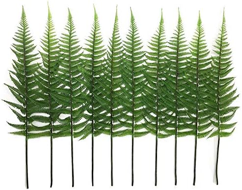 Amazon.com: 3 Pcs Faux Boston Ferns Artificial Plants Large Fake Fern ...
