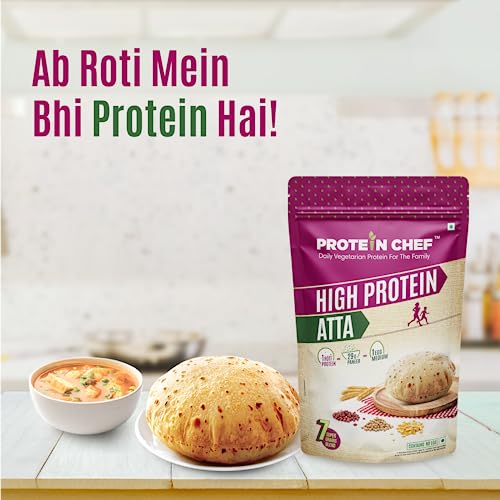 Protein Chef High Protein Atta (500 g) | 7 Supergrains Protein Flour ...