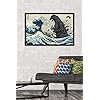 Amazon.com: Trends International Godzilla - Great Wave Wall Poster, 34L ...