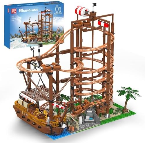 Amazon.com: Mould King 11013 Technology Roller Coaster Building Kit ...