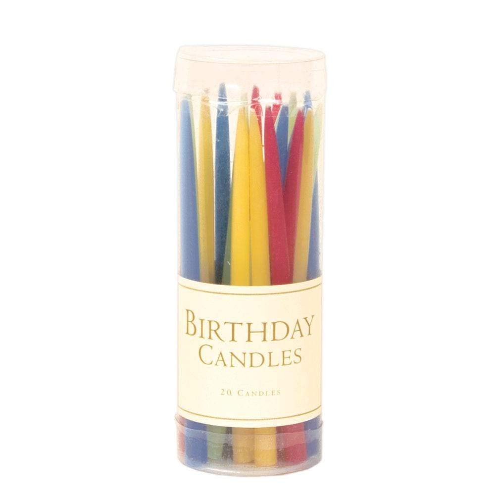 Amazon.com: Caspari Bright Birthday Candles Colors, 20, Brights (CA950 ...