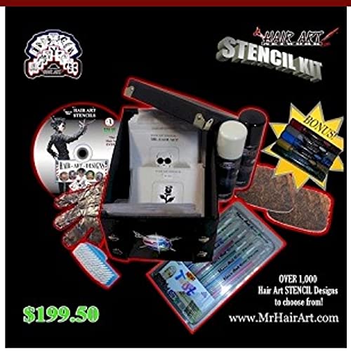 Amazon.com: Mr. Hair Art 50 Stencil Kit : Toys & Games