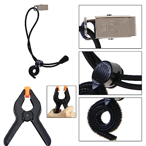 Skyzone 8 Pcs Heavy Duty Spring Clamps Set, Elastic Nylon Backdrop ...