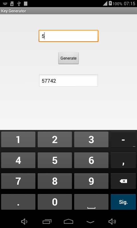 Key Generator - App on Amazon Appstore