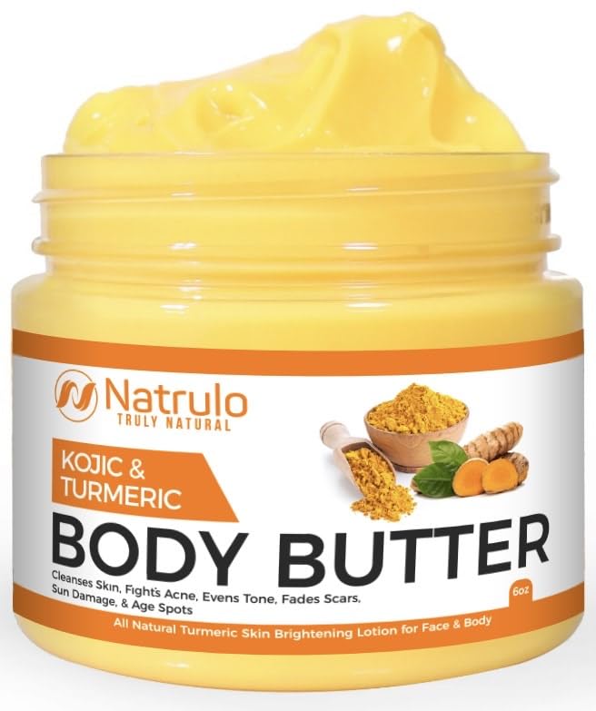 Amazon.com : Turmeric & Kojic Body Butter - All Natural Turmeric Butter ...