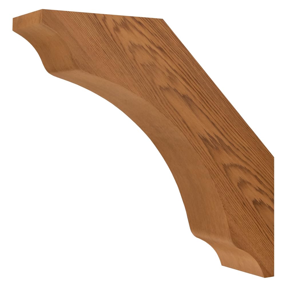 Wood Brace 64T5 Smooth Finish -Projection 12" -Height 12" -Thickness 3 ...