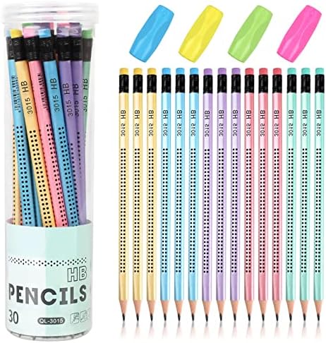 Oxford Helix HB Pencils Eraser Tipped Pencils with rubber - 36 Pencils ...