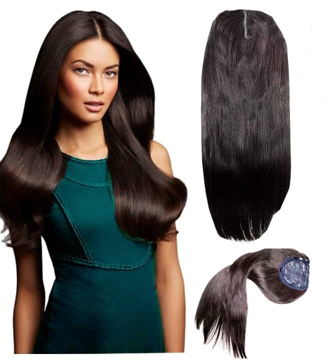 Pelo Straight Hair Topper/Hair Closure/Hair Topper Extension For Women ...