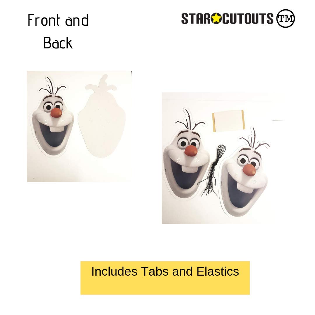 Frozen Olaf Printable Mask