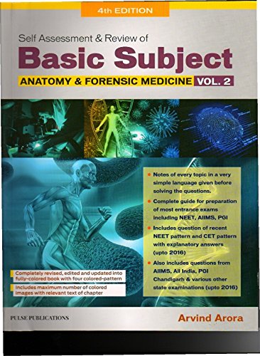 Self Assessment & Review Of BASIC Subject Anatomy & Forensic Medicine ...
