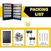 Amazon.com: Furnishh Key Box Wall Mount 100 Position Metal Locking Key ...