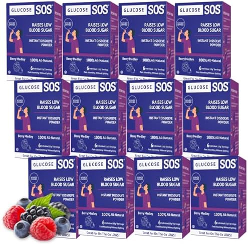 Amazon.com : Glucose SOS Glucose Powder - Natural Powder Packets - Fast ...
