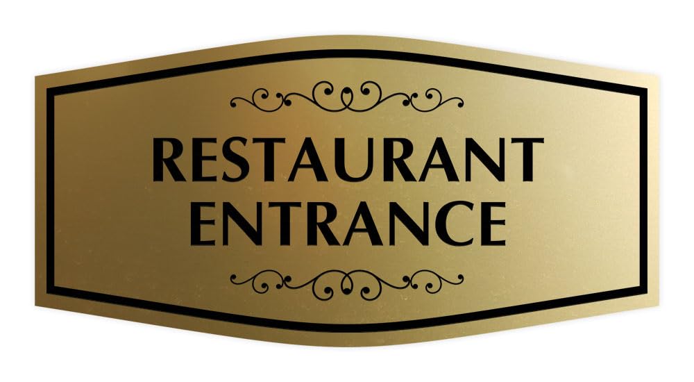 Fancy Restaurant Sign