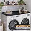 Amazon.com: SpaceAid Washer Dryer Countertop, Laundry Wood Shelf Topper ...