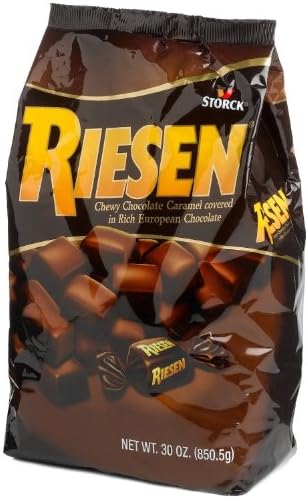 Amazon.com: Riesen Chewy Chocolate Caramel Covered in Rich European ...