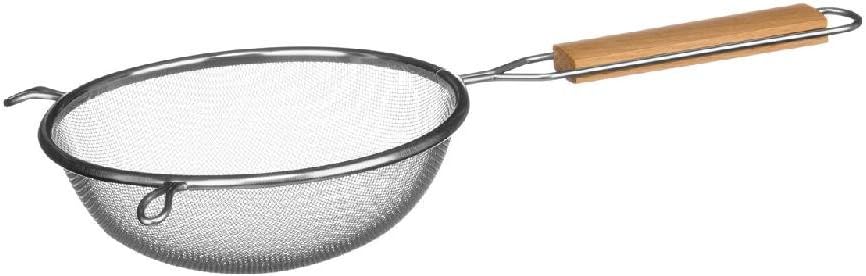 Amazon.com: Sieve Stainless Steel/Wooden Handle - HP189520 : Home & Kitchen