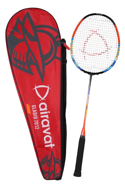 Buy Airavat GLADIO Badminton Racket, Full Size Carbon Badminton Racquet ...