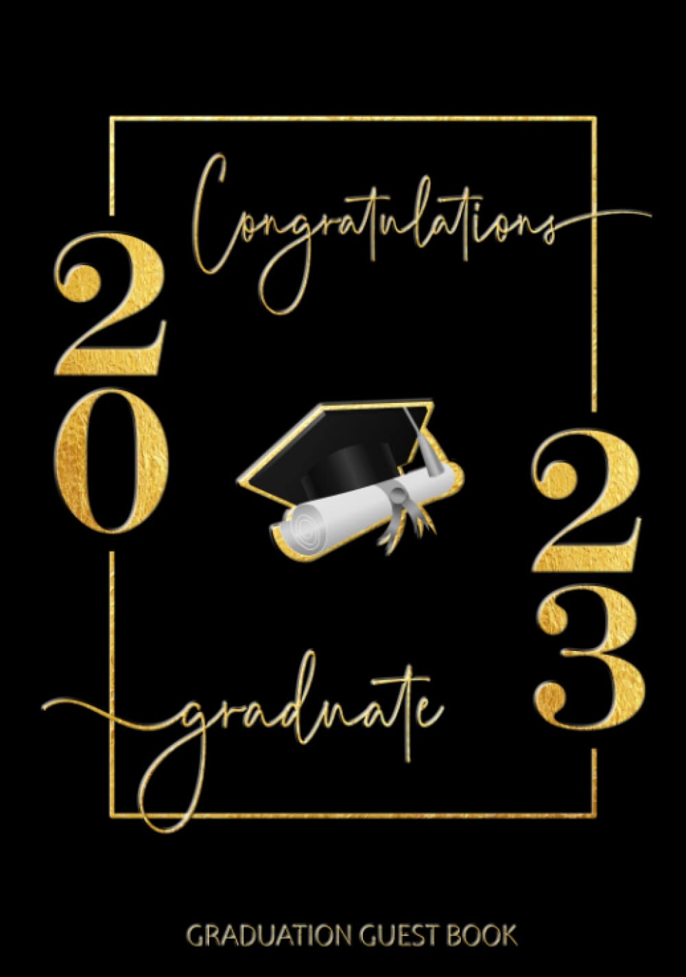 Amazon.com: Congratulations 2023 Graduate Graduation Guest Book ...