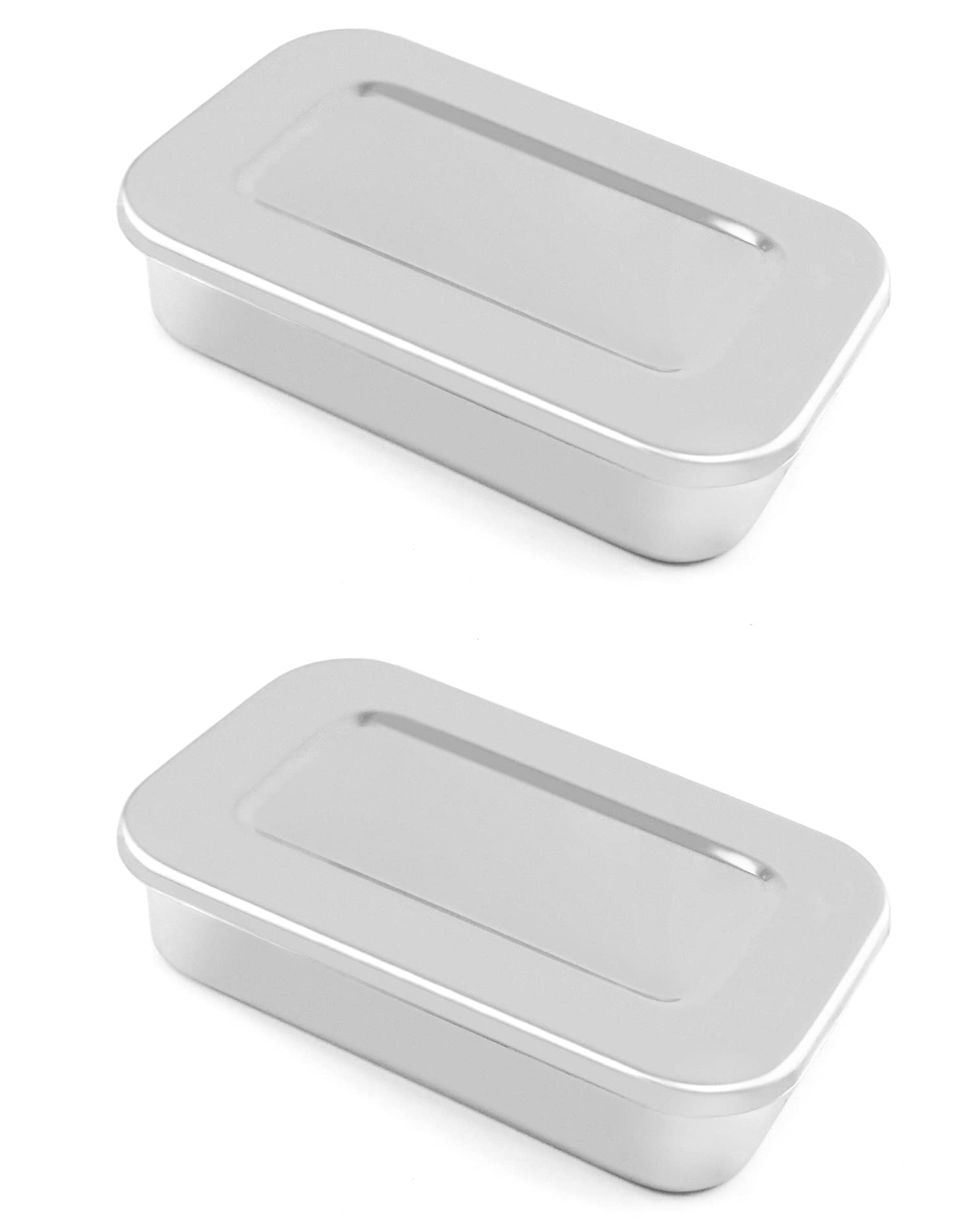 Amazon.com: QWORK Stainless Steel Instrument Tray Organizer with Lid, 2 ...