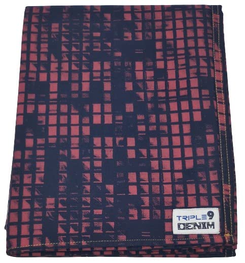 Buy Denim Jeans Lungi - Red & Black Checks Printed Designer Lungi A9 ...