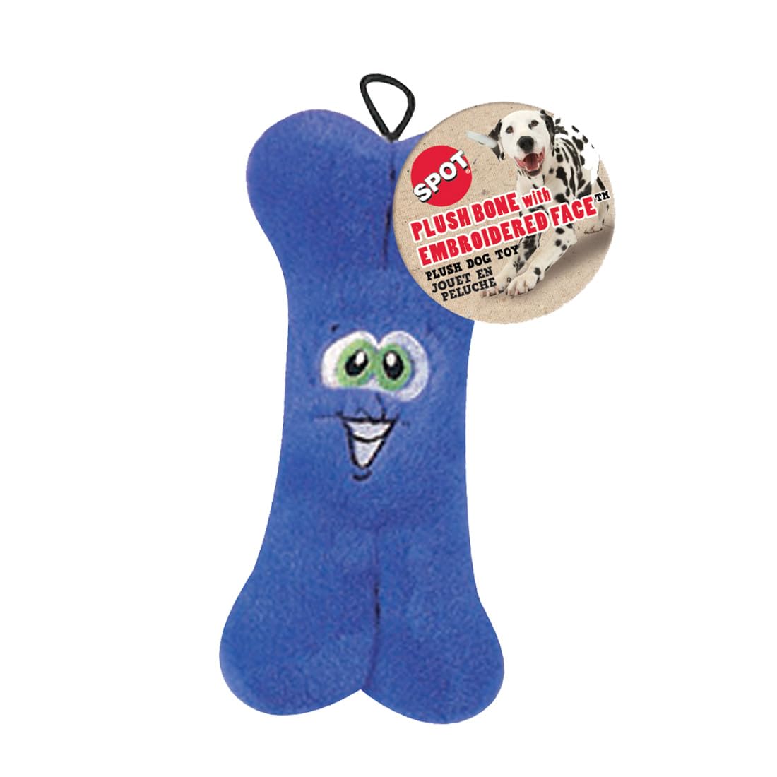 Pet Supplies : Ethical Plush Bones with Embroidered Face Dog Toy, 7 ...